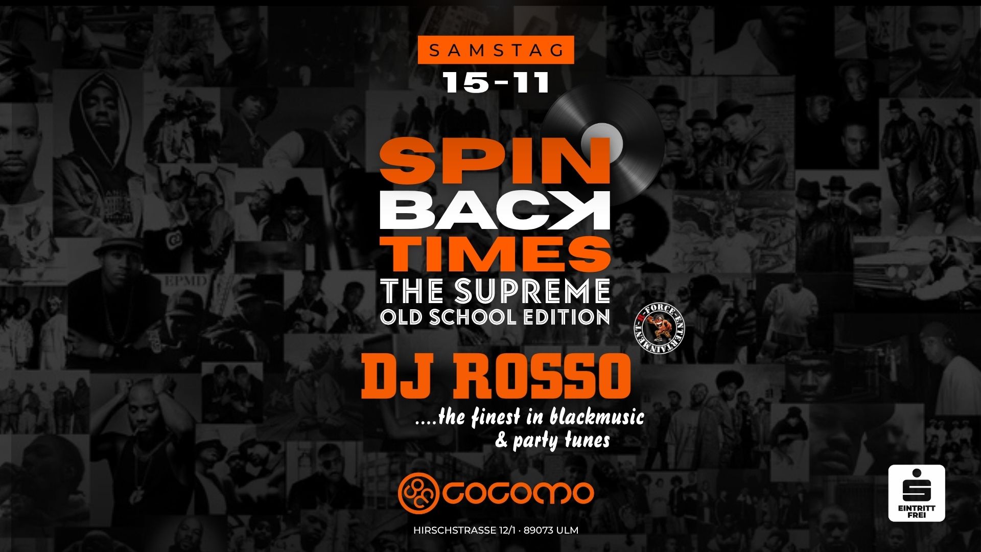 SPIN BACK TIMES | OLD SCHOOL - eventfuxx